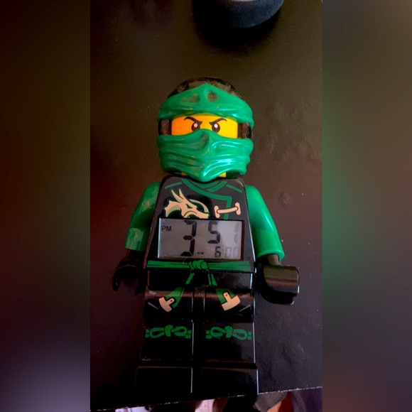 Other | Green Lego Ninjago Alarm Clock Wake Up In Ninja Style | Poshmark